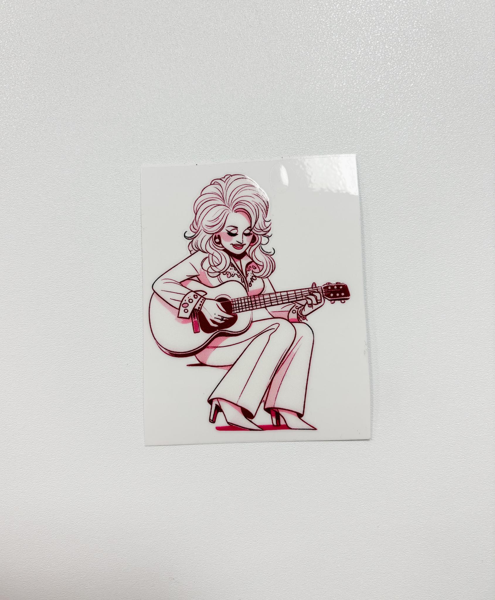 Dolly Guitar Sticker – Merc423